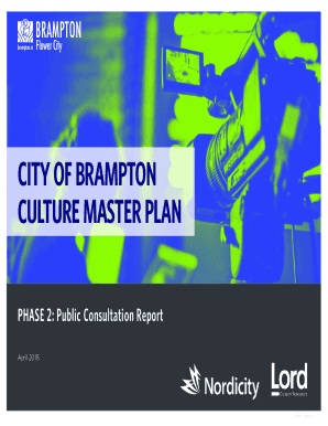 Fillable Online Brampton city council approves first ever culture ...