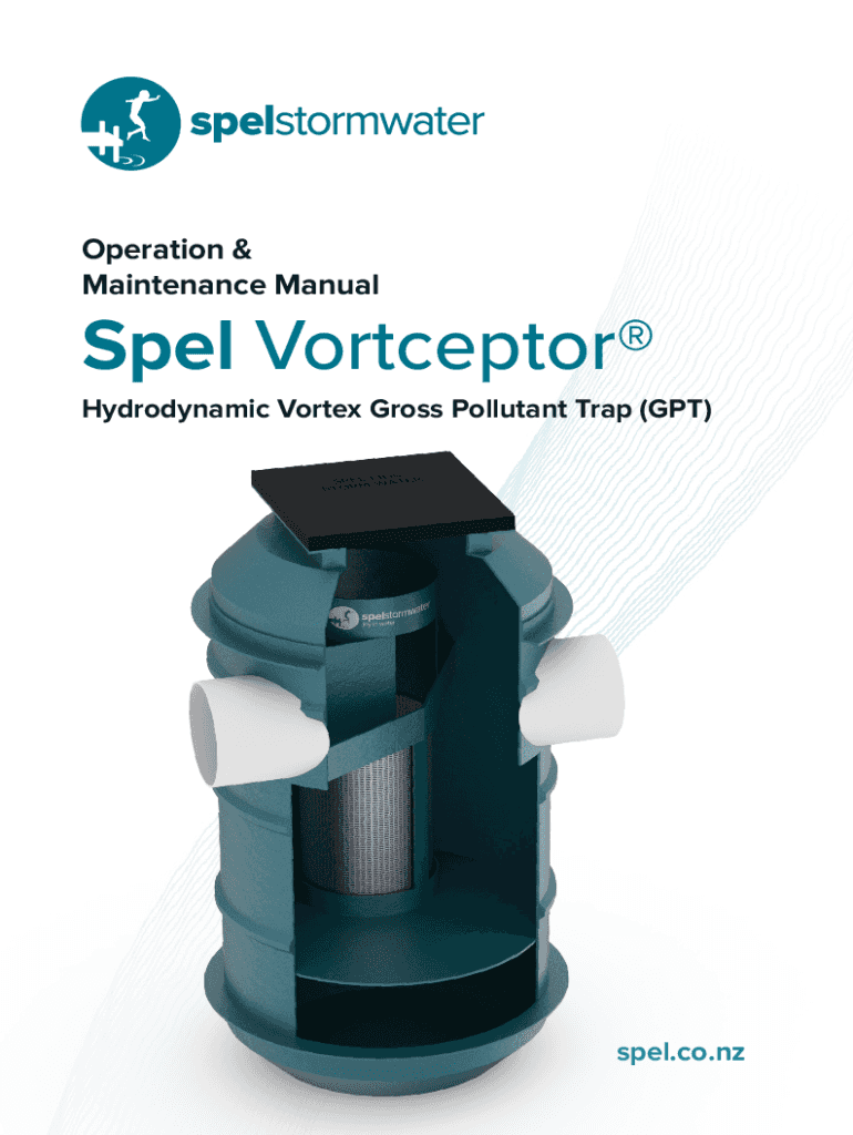 Fillable Online Vortceptor Gross Pollutant Traps (GPT)SPEL Stormwater ...