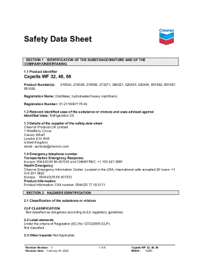 Fillable Online Safety Data Sheet 1. Identification of the substances Fax Email Print - pdfFiller