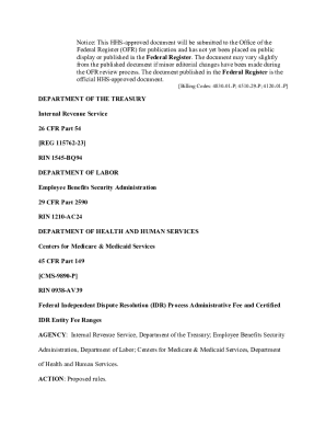 Fillable Online Notice: This HHS-approved document has not yet been ...