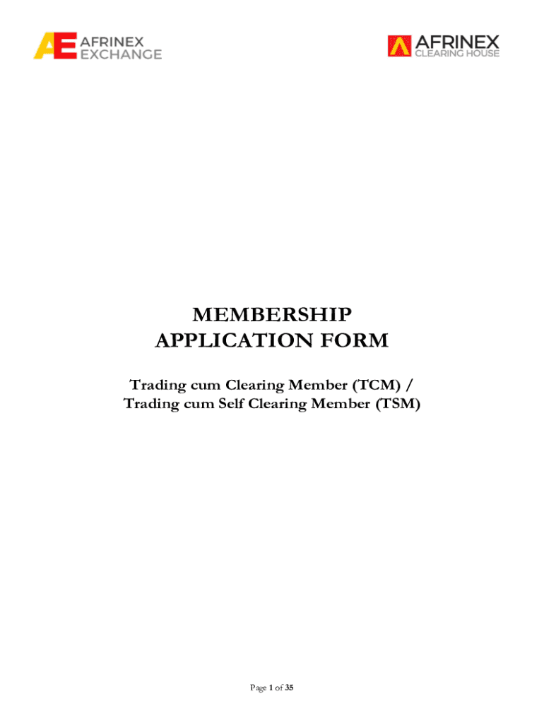 Fillable Online Trading-cum-Clearing Member (TCM) Fax Email Print ...