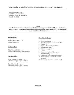 Fillable Online na schvlenie zmluvy o zriaden vecnho bremena na pozemok ...