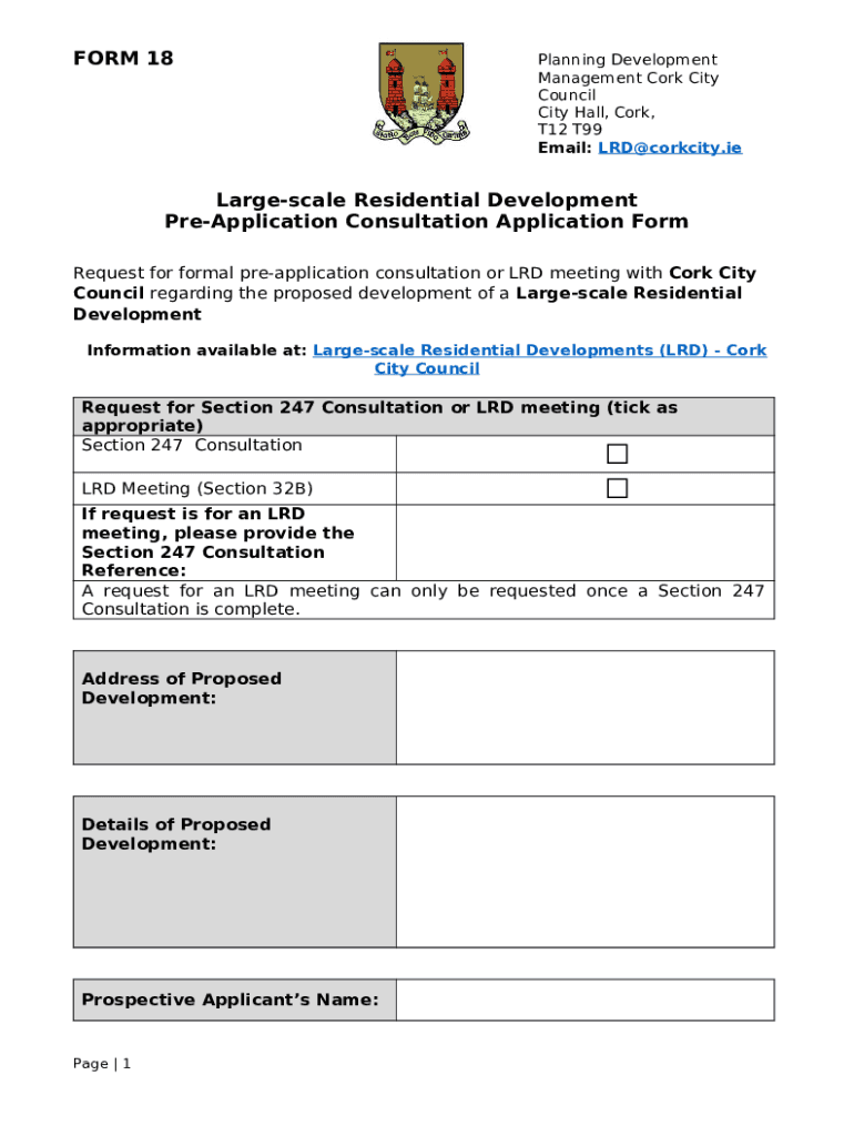 Pre-Planning Clinics and Pre-Application Consultation Doc Template ...