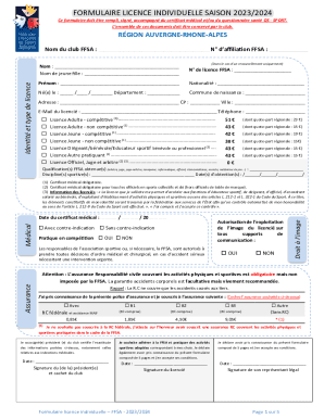 Remplissable En Ligne DEMANDE DE LICENCE DE FOOTBALL - Guide du Club ...