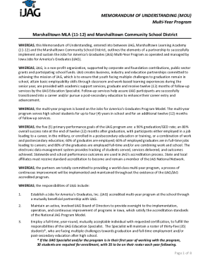 Fillable Online TPRA Memorandum of Understanding Template.pdf Fax Email ...