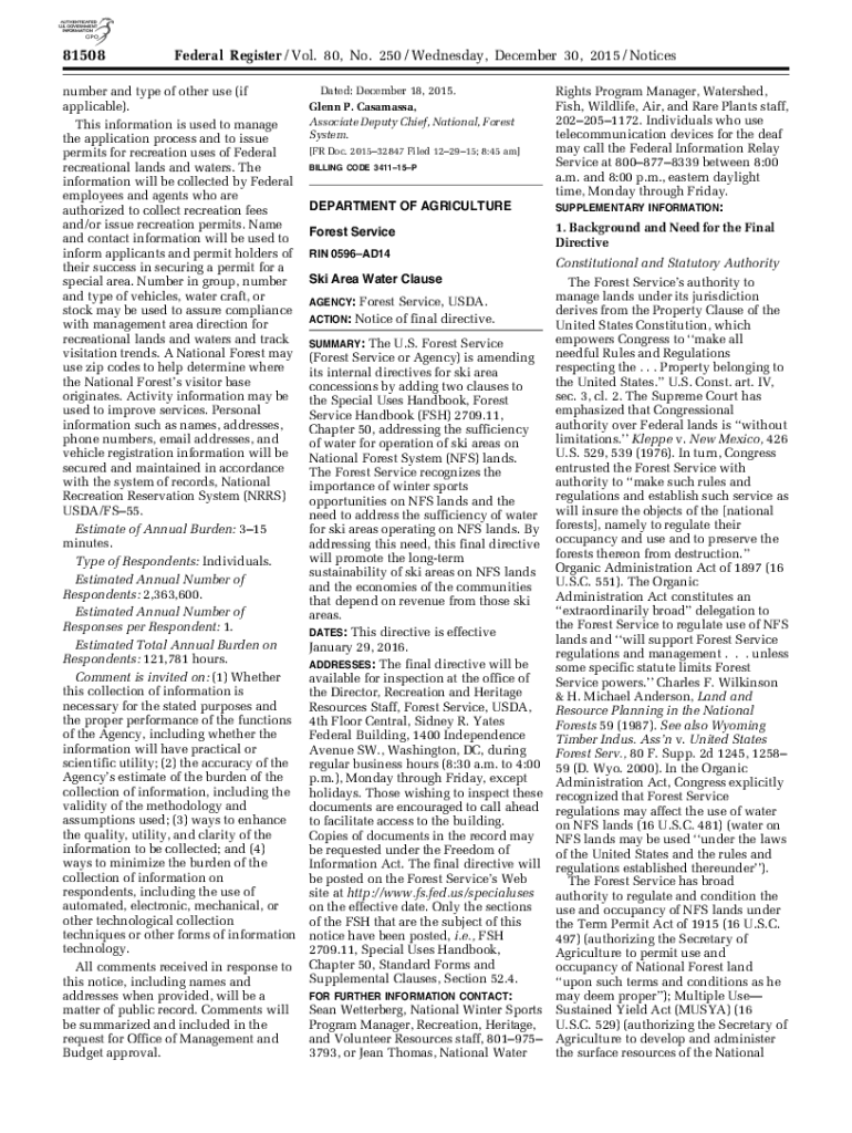 Fillable Online Federal Register/Vol. 80, No. 212/Tuesday, November 3 ...