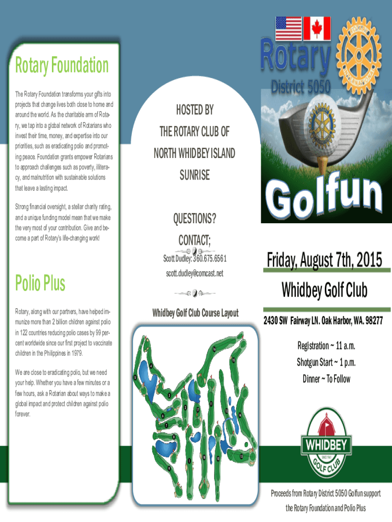 Fillable Online The Rotary Foundation Information and Forms Fax Email ...