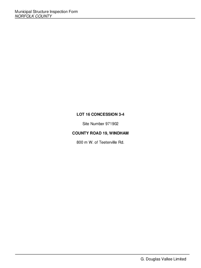 Fillable Online LOT 16 CONCESSION 3-4 Fax Email Print - pdfFiller