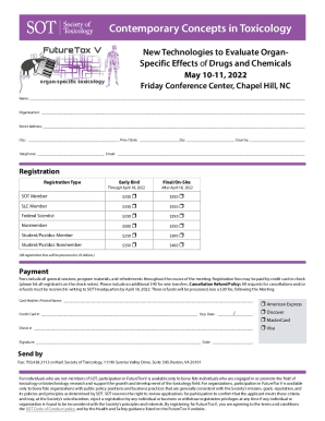 Fillable Online FutureTox II: Contemporary Concepts in Toxicology ...