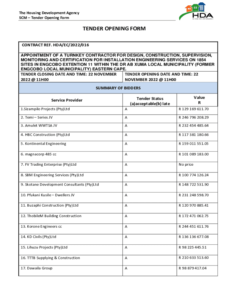 Fillable Online APPOINTMENT OF A TURNKEY CONTRACTOR FOR DESIGN, CONSTRUCTION, SUPERVISION, Fax ...