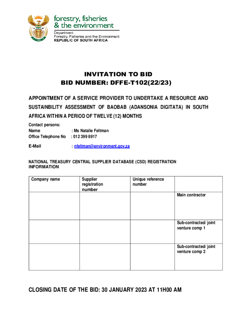 Fillable Online SCM-Bid documents SBD 1 - Department Of Energy Fax Email Print - pdfFiller