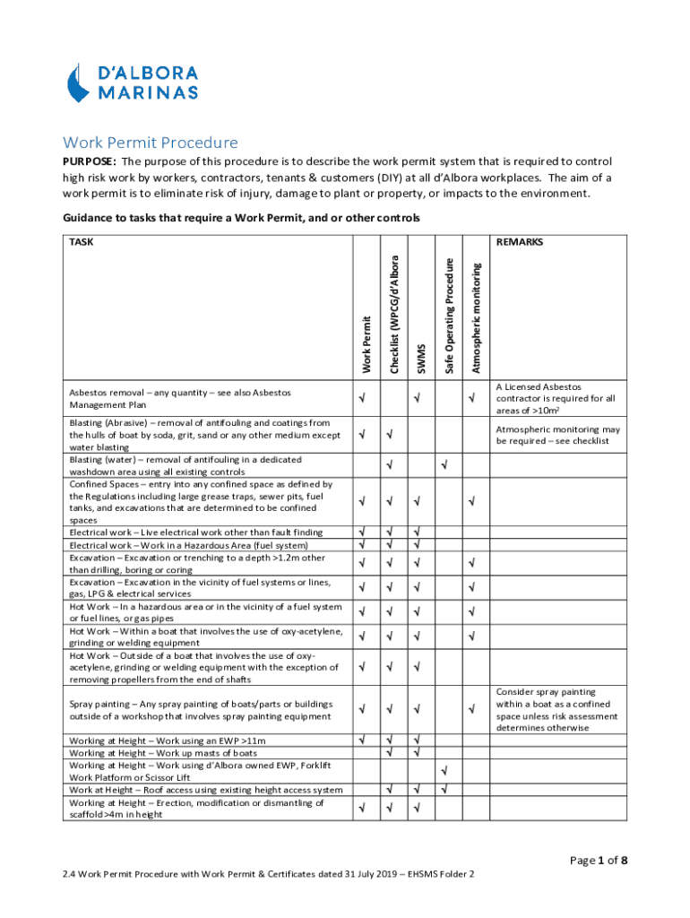 Fillable Online What is a PTW system and why is it important? Fax Email ...