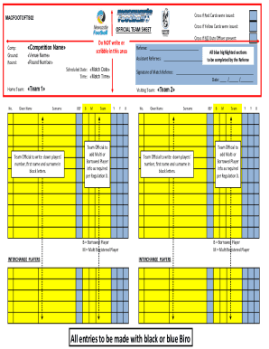 Fillable Online A Guide to Yellow and Red Cards in Soccer Fax Email ...