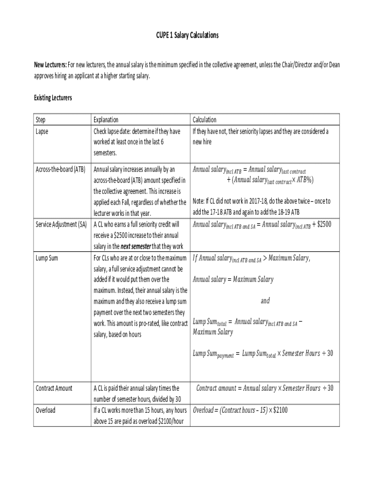 Fillable Online Unit 1 collective agreement Fax Email Print - pdfFiller