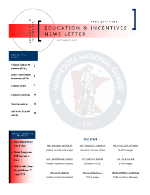 Fillable Online EDUCATION & INCENTIVES NEWS LETTER Fax Email Print ...