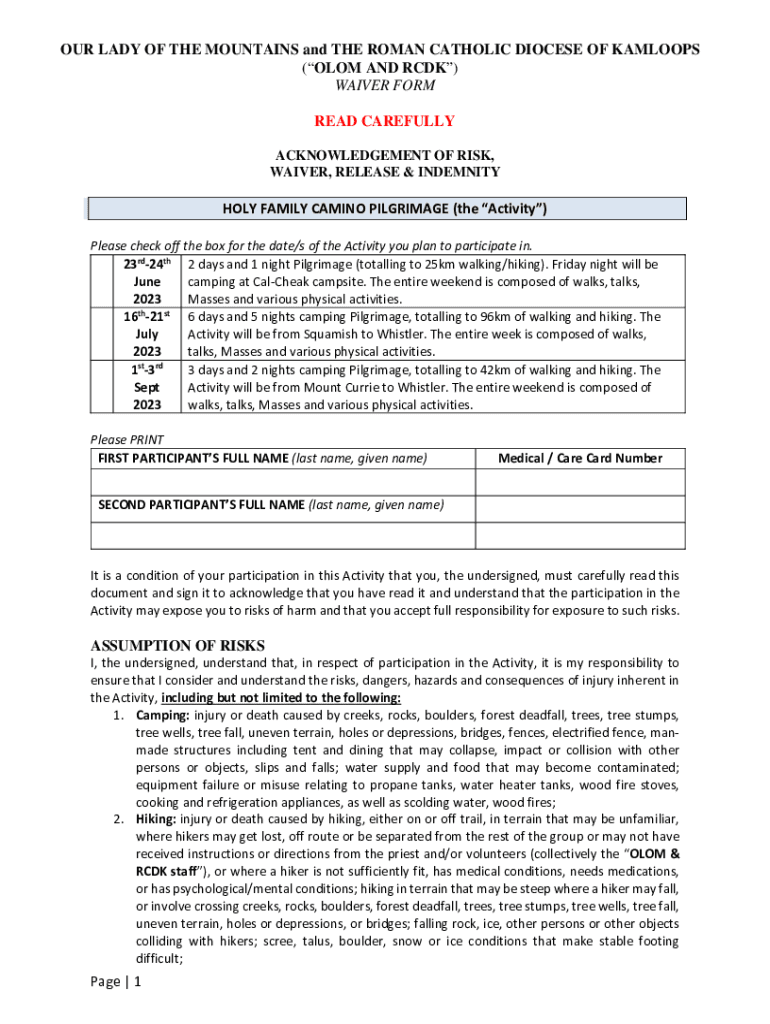 Fillable Online 01 Adult Waiver Form - multi-trips.docx Fax Email Print ...