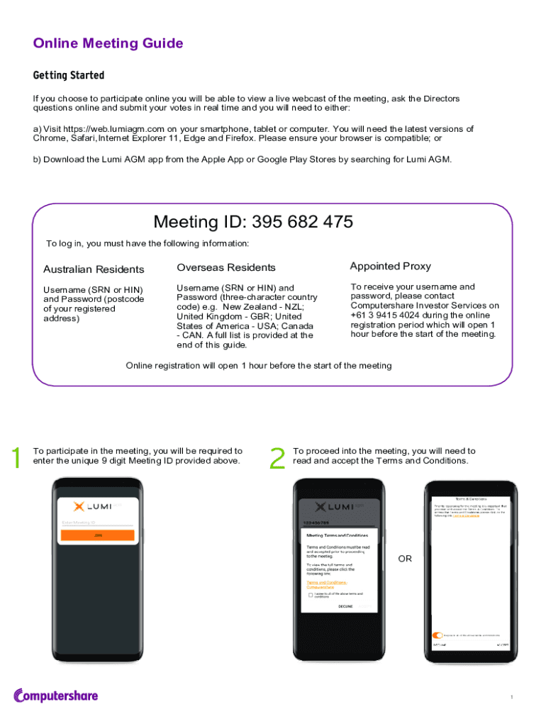 Fillable Online Webcasting platform to conduct interactive events Fax ...