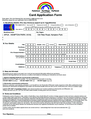 Fillable Online MySchool Application Form Fax Email Print - pdfFiller