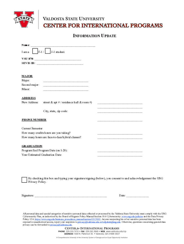 Fillable Online Pre-arrival info - International Students and Scholars ...