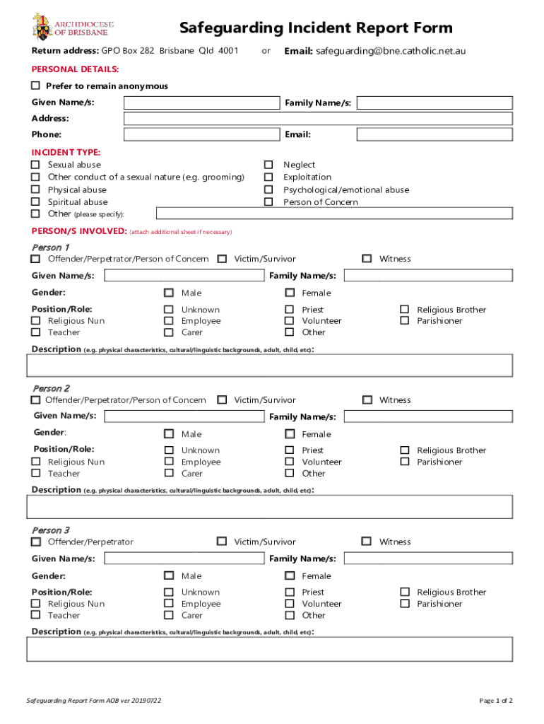 Fillable Online Office for Safeguarding Services Fax Email Print ...