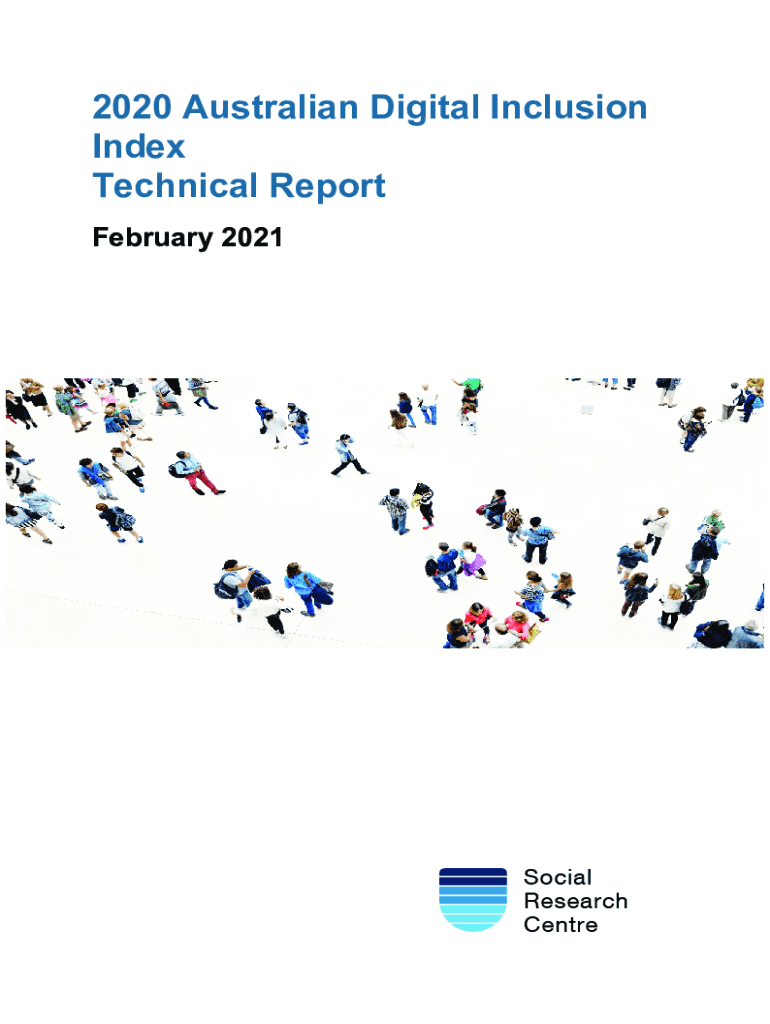 Fillable Online The Australian digital inclusion index: consultation ...