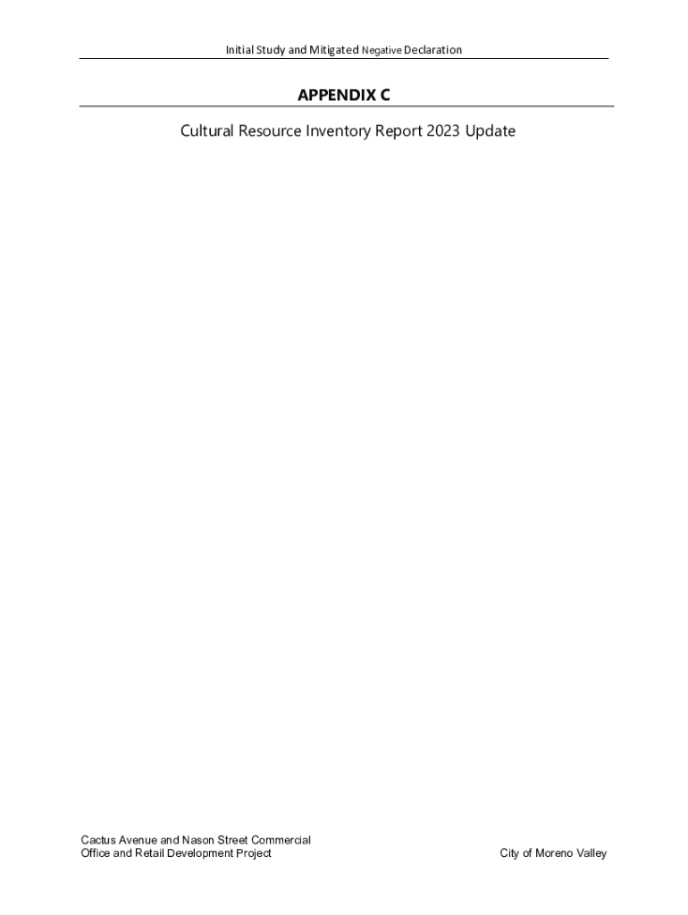 Fillable Online PHASE I CULTURAL RESOURCES SURVEY FOR THE ... Fax Email ...