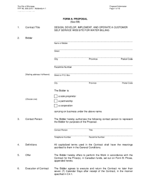 Fillable Online Template Version: Sr120100621- S RFP Fax Email Print - pdfFiller