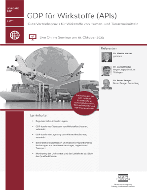 Ausfüllbar Online GDP fr Wirkstoffe (APIs) (GDP 4) - Live Online ...