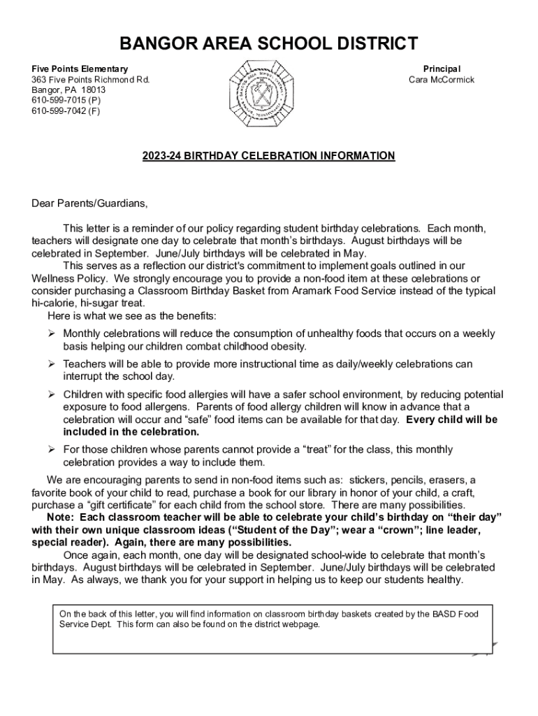 Fillable Online Birthday Celebration Letter-Editable Fax Email Print ...