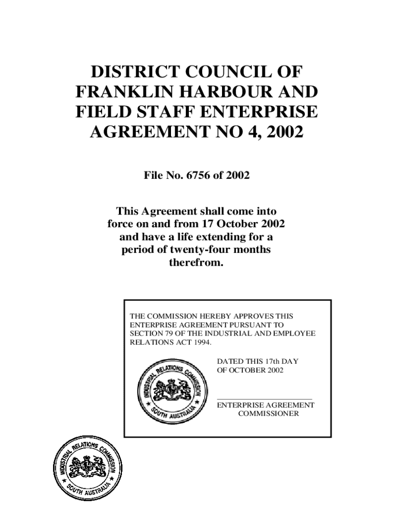 Fillable Online District Council of Franklin Harbour Fax Email Print - pdfFiller