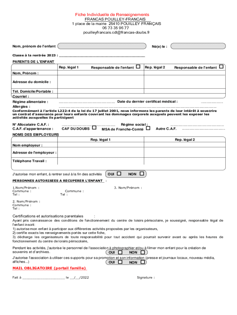 Remplissable En Ligne Choix du prnom de l'enfant Fax Email Imprimer - pdfFiller