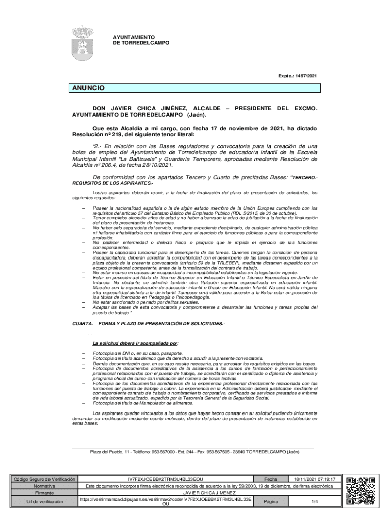 Completable En línea listado-provisional-plan-empleo.pdf Fax Email ...