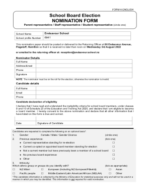 Fillable Online Standard Nomination Form - 15 Fax Email Print - pdfFiller