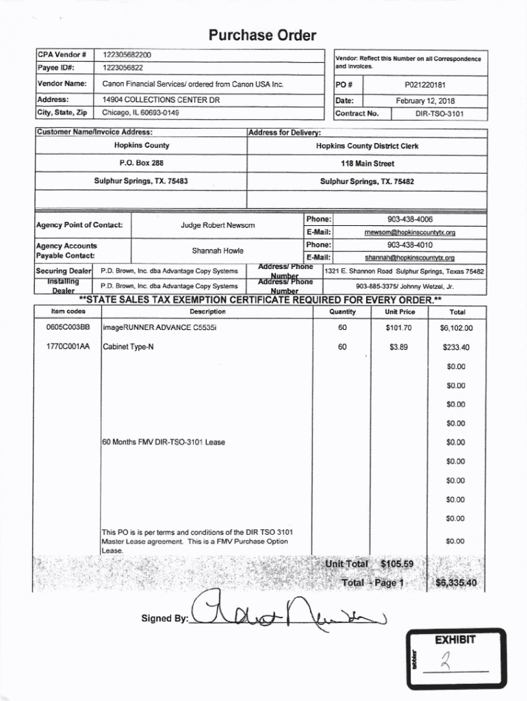Fillable Online Purchase Orders: Meaning, Types & Template Resources ...