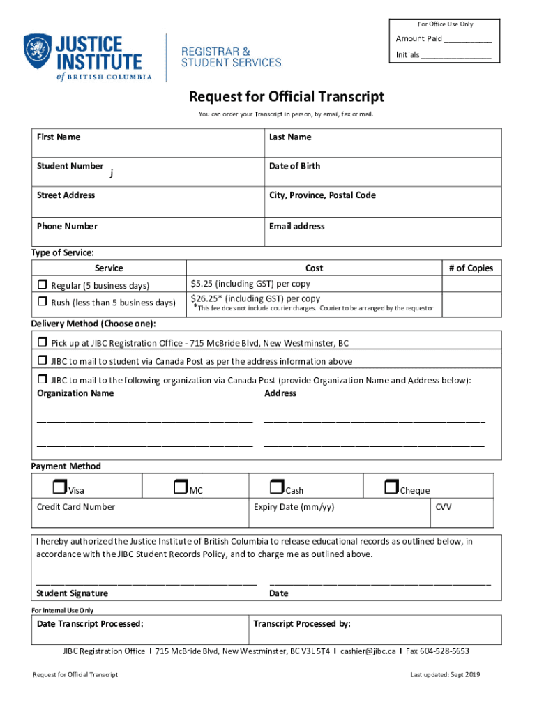 Fillable Online Transcript RequestThe University of New Orleans Fax ...