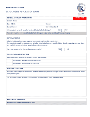 Fillable Online Aboriginal Scholarship Application Form Fax Email Print ...