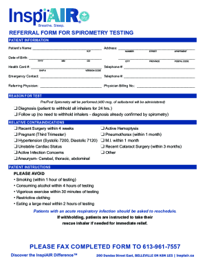 Fillable Online PLEASE FAX COMPLETED FORM TO 613-961-7557 Fax Email ...