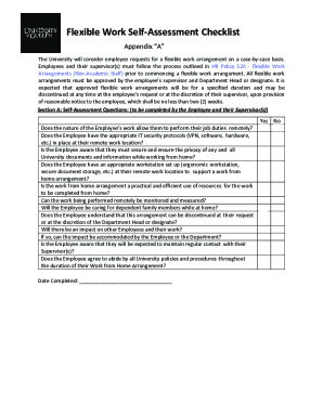 Fillable Online Flex Work Proposal Request & Review Process Fax Email ...