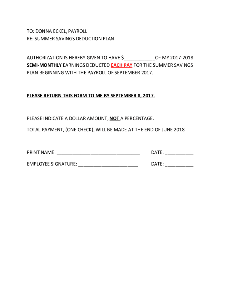 Fillable Online DONNA ECKEL, PAYROLL RE Fax Email Print - pdfFiller