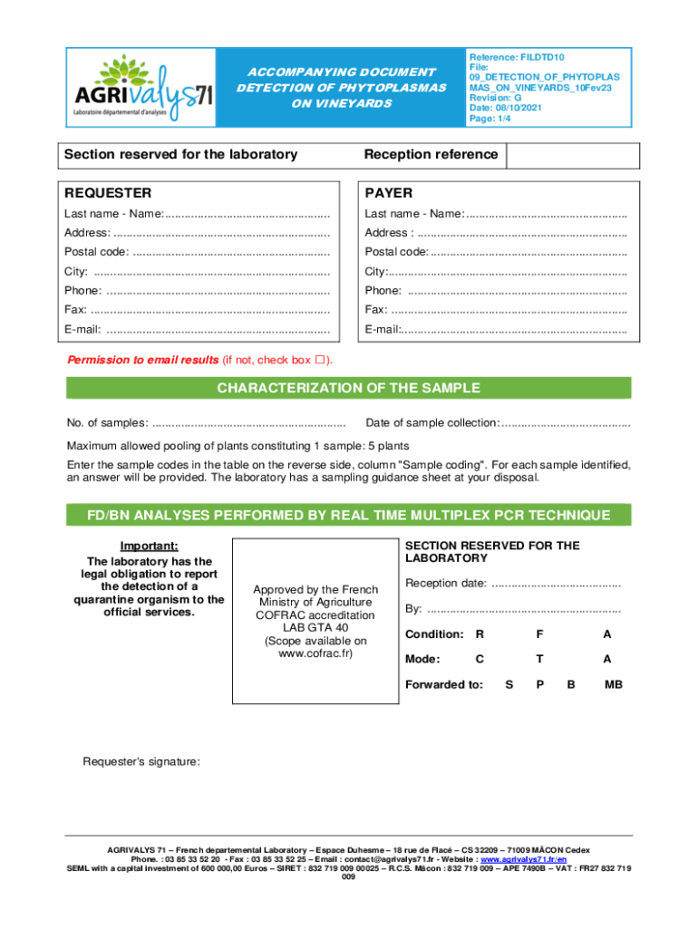 Fillable Online From sequences to species: Charting the phytoplasma ...