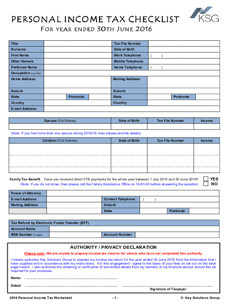 Fillable Online Tax saving checklist you must follow this financial ...