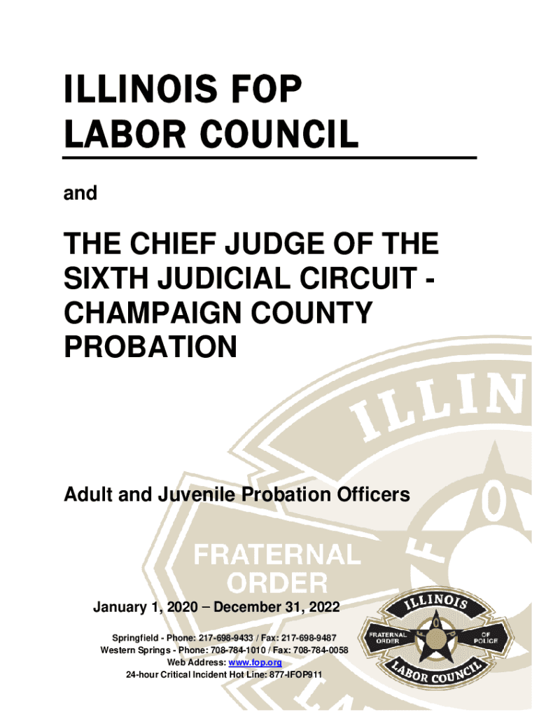 Fillable Online co champaign il FOP Adult and Juvenile Probation ...