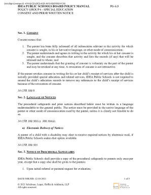 Fillable Online CONSENT AND PRIOR WRITTEN NOTICE Fax Email Print ...