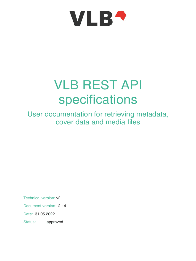 Fillable Online VLB REST API Fax Email Print - pdfFiller