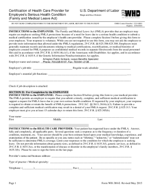 Fillable Online FMLA-Certification-of-Health-Care-Provider-for ...