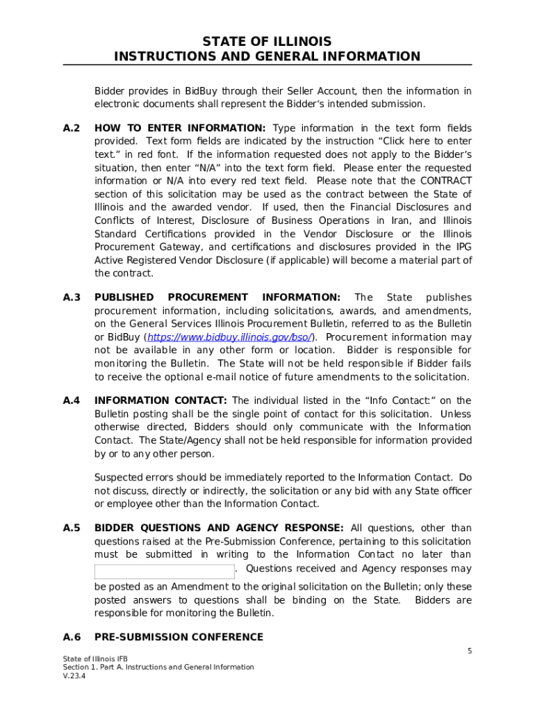 The resulting contract with the awarded Bidder shall have an initial ...