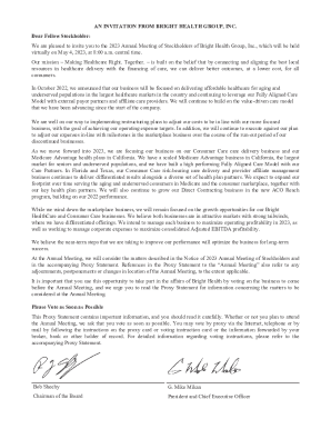 Fillable Online Bright Health Group, Inc. (DEF 14A) - A Service From ...