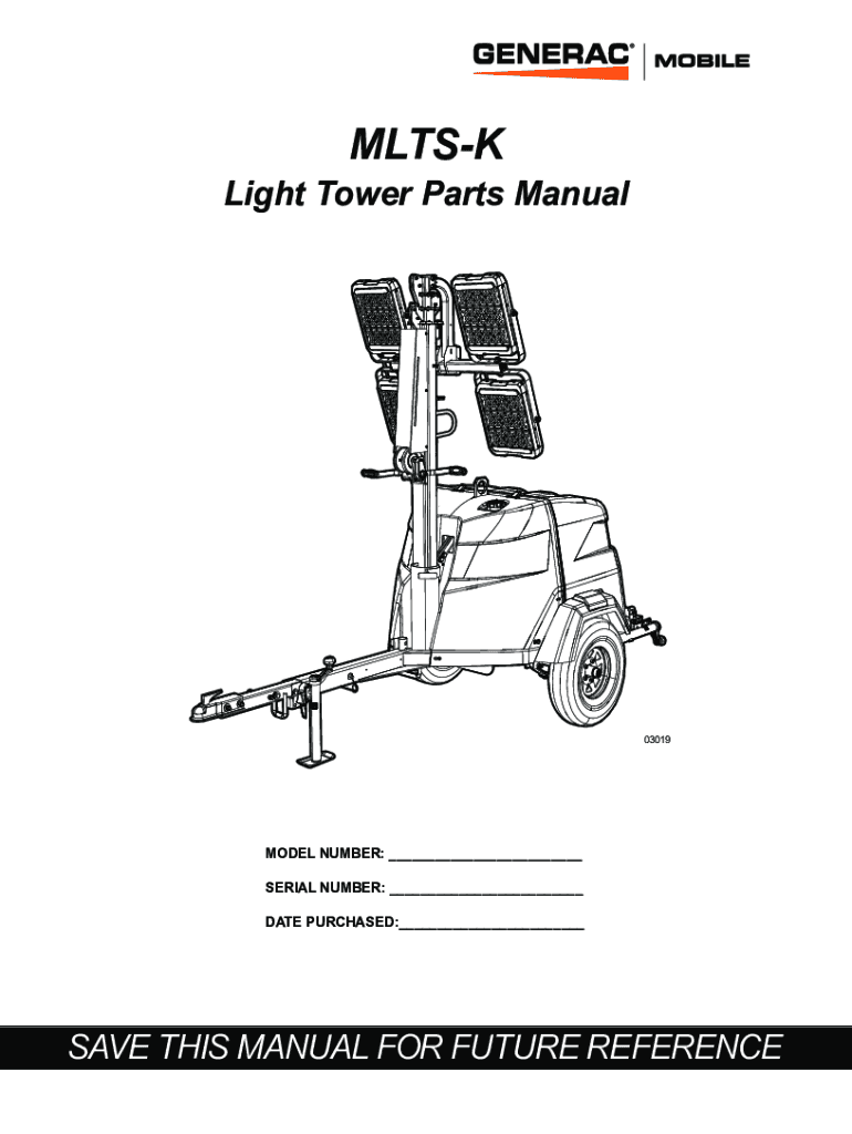 Fillable Online LIGHT TOWER FACT SHEET Fax Email Print - pdfFiller