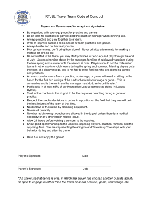 Fillable Online How to Start a Travel Baseball Team in 7 Steps Fax ...