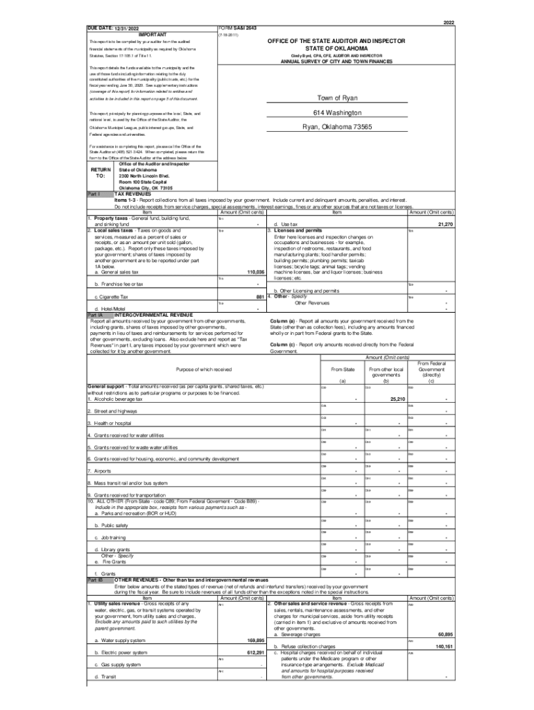 Fillable Online Ryan 2022- Form 2643.xls Fax Email Print - pdfFiller
